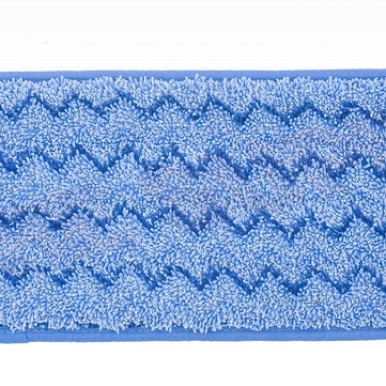 MOPA PLANA MICROFIBRA HYGEN PARA HUMEDO BORDE AZUL | Metrografik SAS