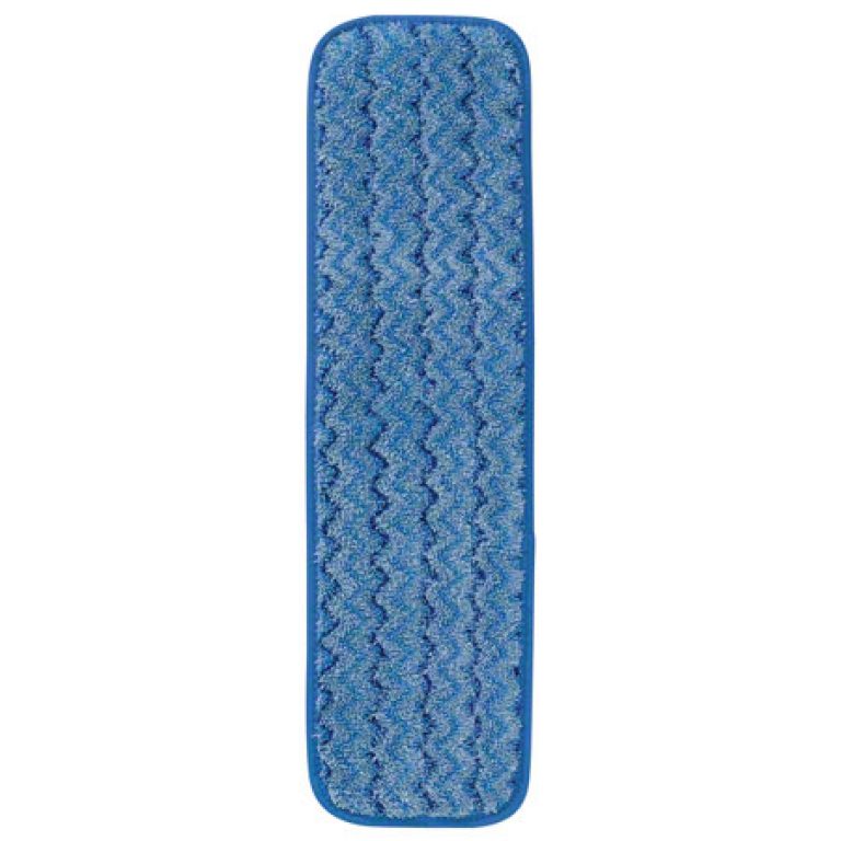 MOPA PLANA MICROFIBRA HYGEN PARA HUMEDO BORDE AZUL | Metrografik SAS